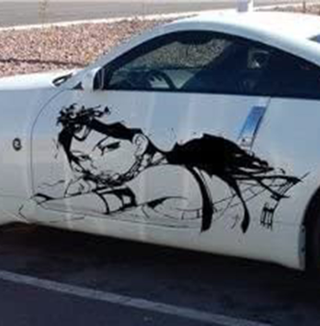 Latitude Run® Sexy Anime Queen Car Wall Decal | Wayfair