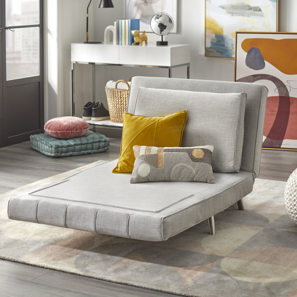 Brayden Studio® Twin Pillow Back Futon Chair & Reviews | Wayfair