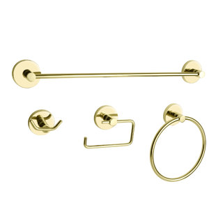 Gold Bathroom Hardware Sets You'll Love in 2021 | Wayfair