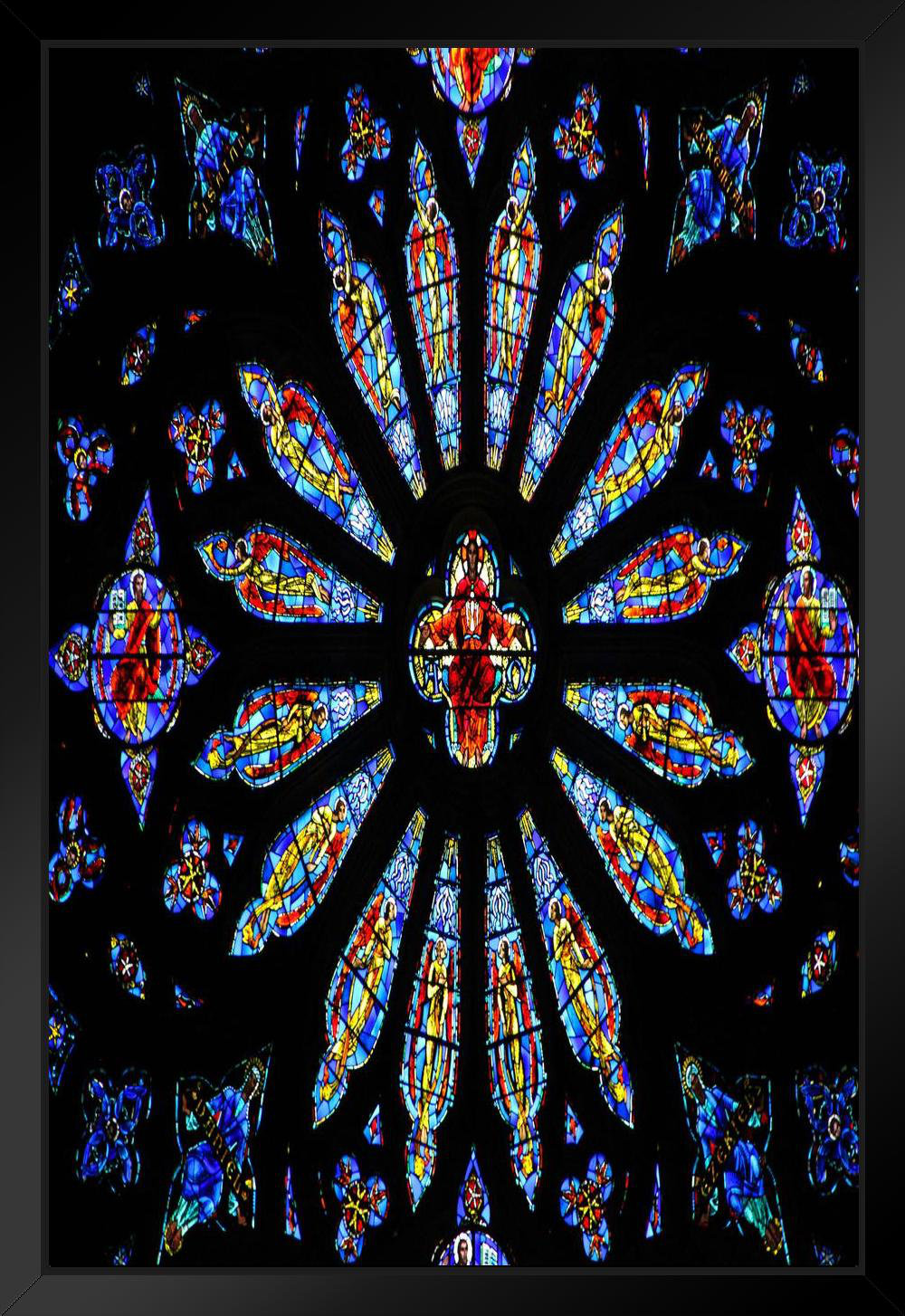 Canora Grey Rose Window Cathedral St John The Divine New York Photo Art ...