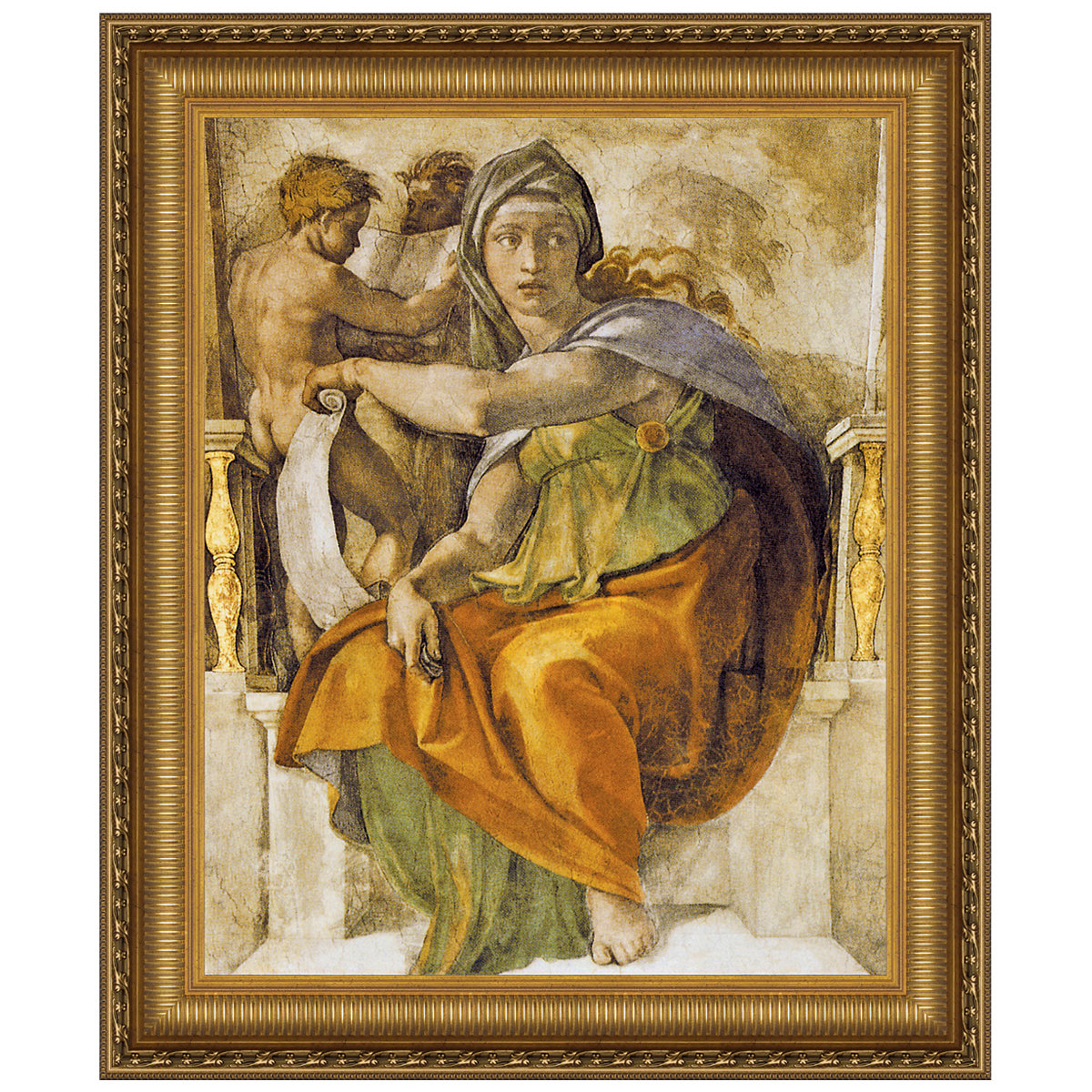 Vault W Artwork Michelangelo - Picture Frame Print on Canvas | Wayfair