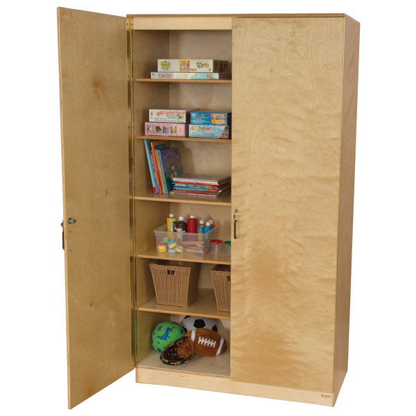 Wood Designs Teacher's 1 Compartment Classroom Cabinet with Doors | Wayfair