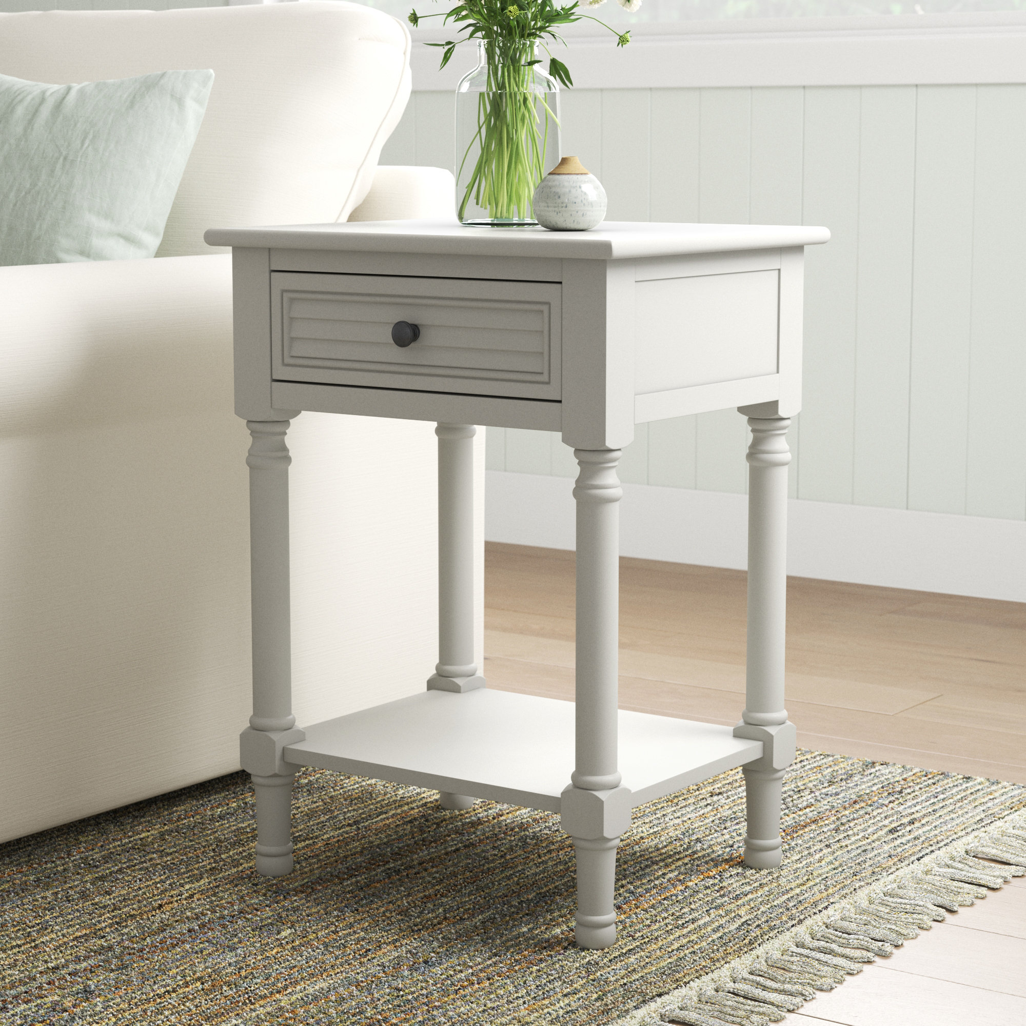 Sand & Stable Russ 26'' Tall End Table with Storage & Reviews | Wayfair