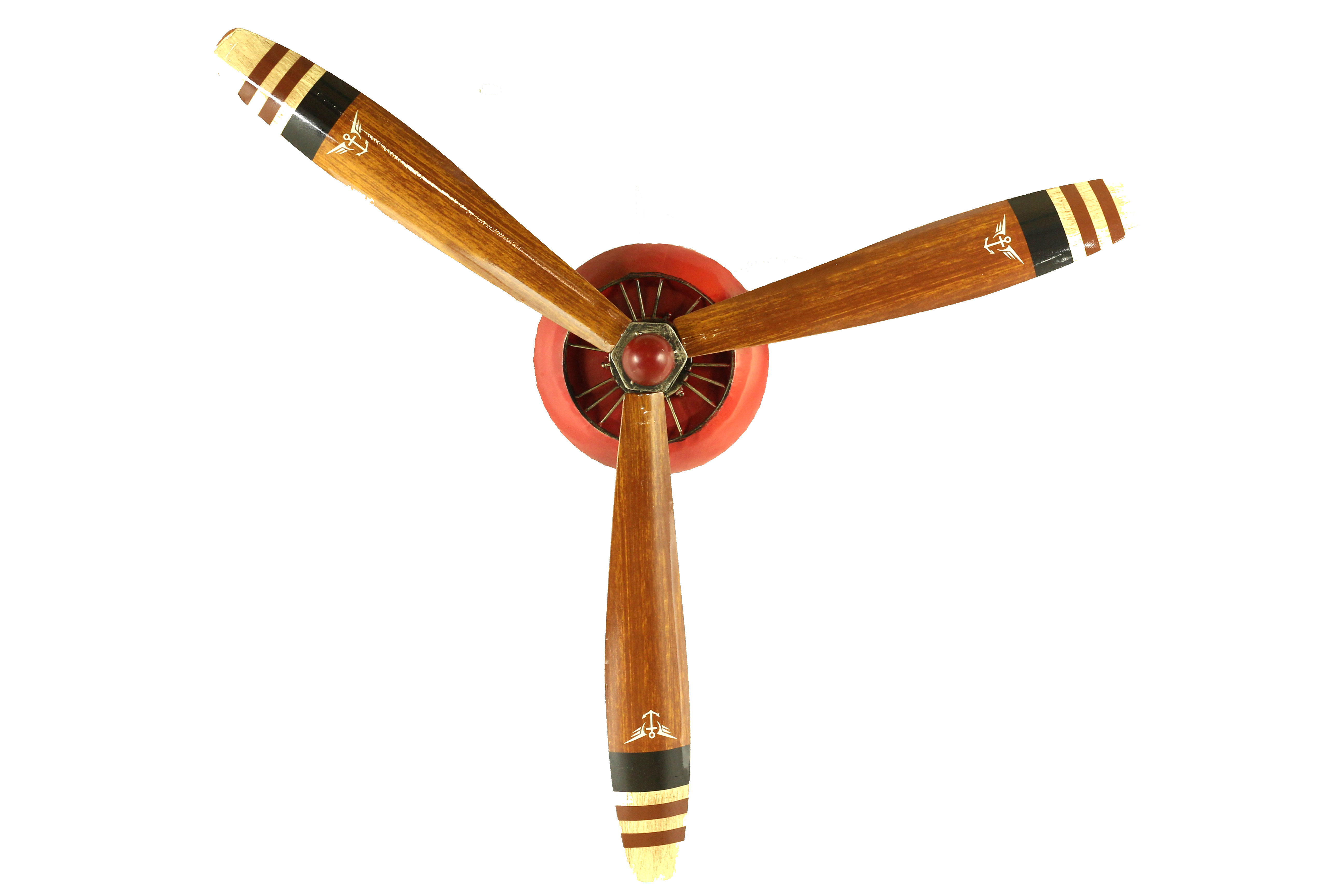 Breakwater Bay Metal Airplane Propeller Pendant Wall Décor | Wayfair