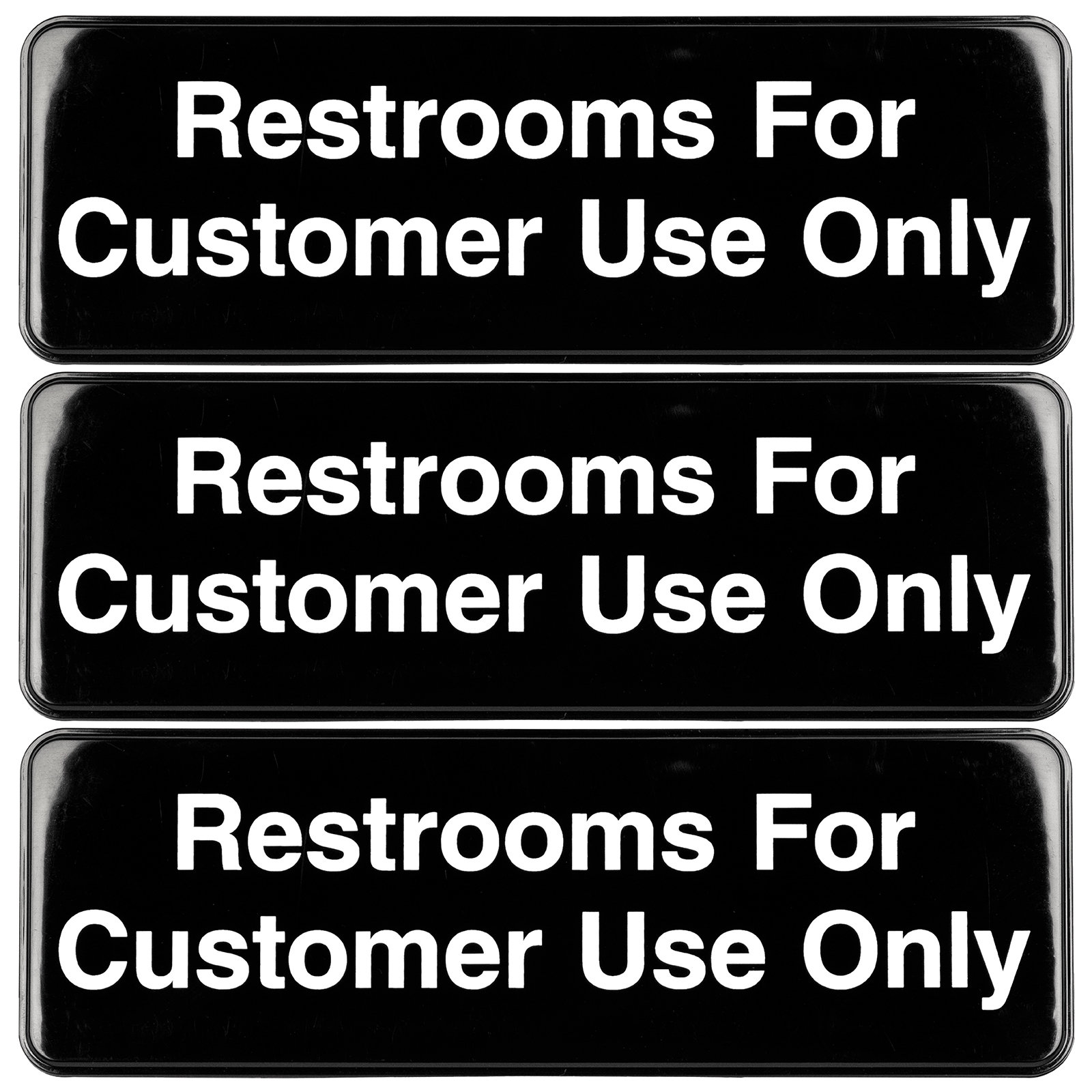 Excello Global Products Restrooms For Customer Use Sign | Wayfair