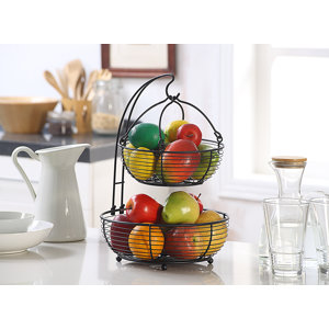 Prep & Savour Multifunction 2-Tier Fruit Bowl & Reviews | Wayfair