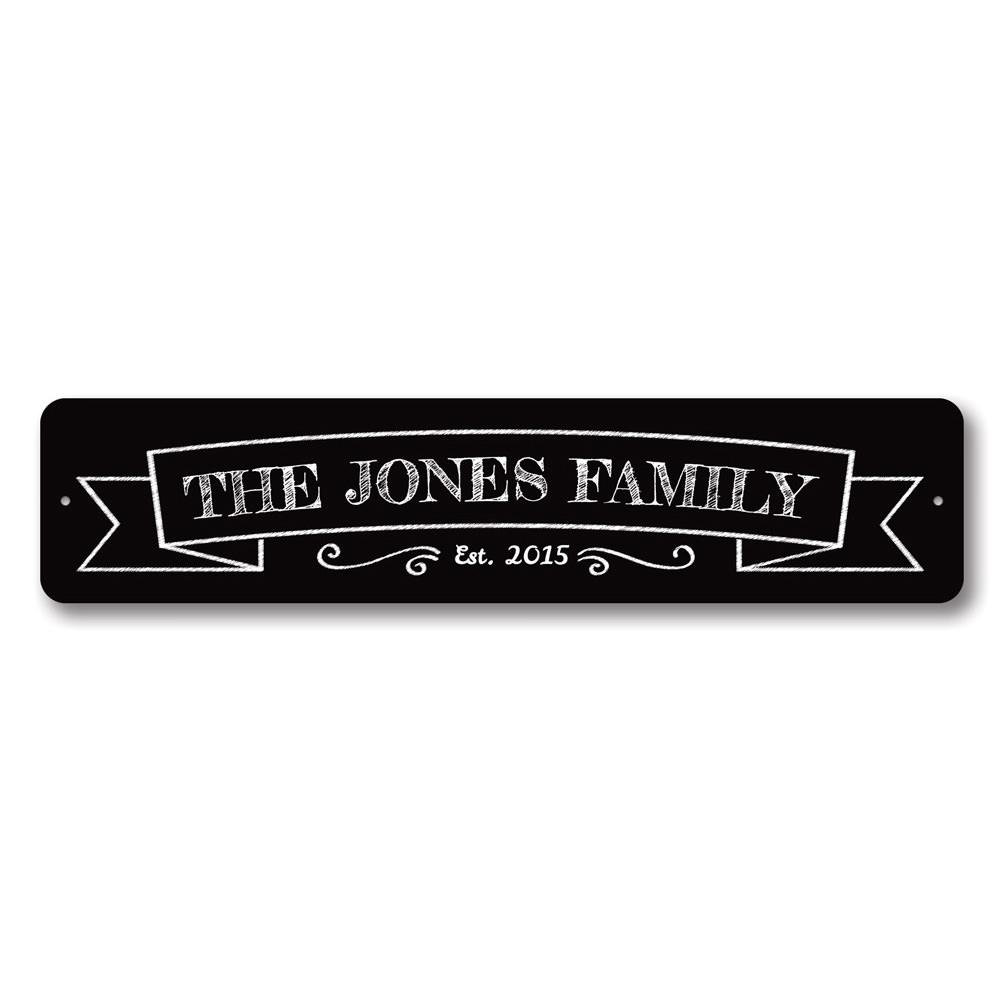Lizton Sign Shop, Inc Family Name Banner Custom Aluminum Sign | Wayfair