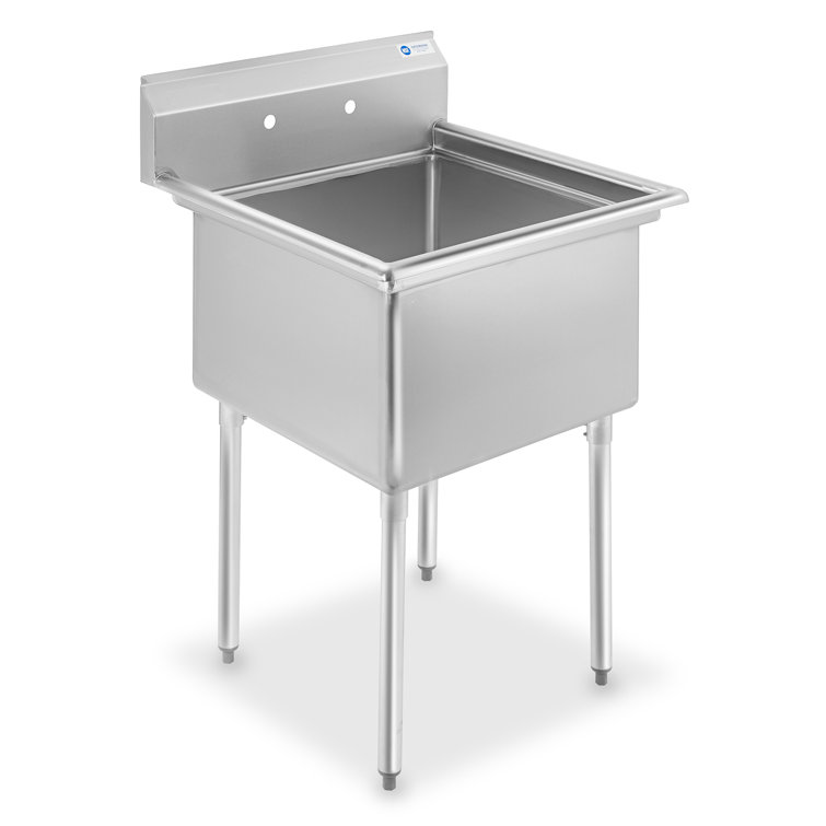 GRIDMANN 30" L x 29.5" W Free Standing Service Sink | Wayfair
