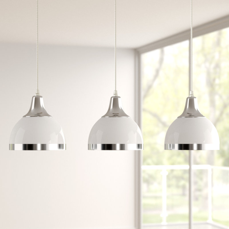 Zipcode Design Kaylynn 3 - Light Kitchen Island Dome Pendant & Reviews ...