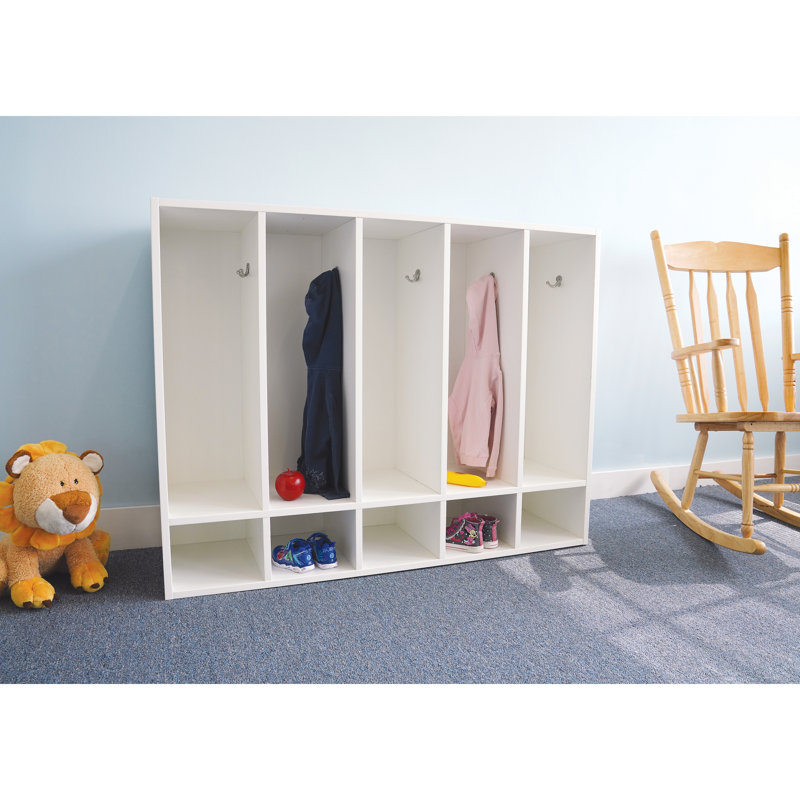 Whitney Bros. 5 Sections Preschool Cubby Locker | Wayfair