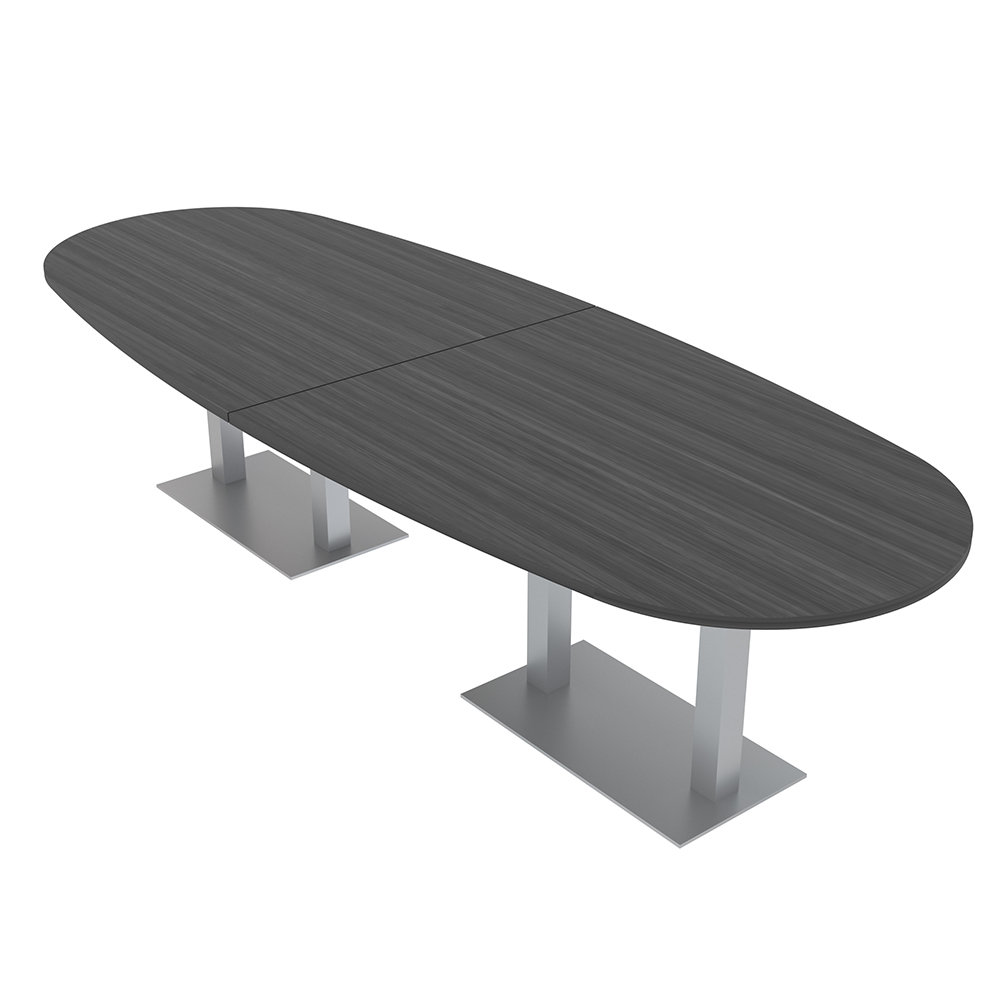 Skutchi Designs, Inc. 12 Person Oval Boat Shape Modular Conference ...