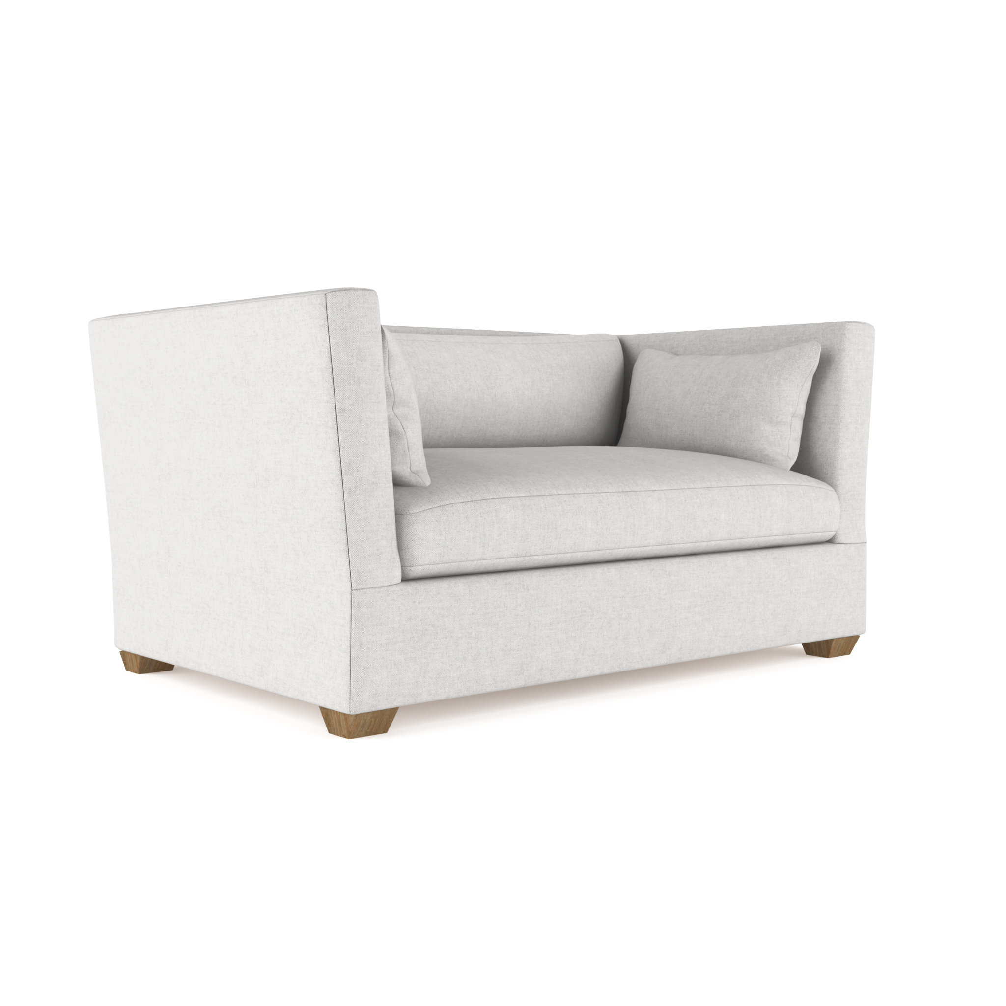 Tandem Arbor Rivington Flare Square Track-Arm Loveseat | Wayfair