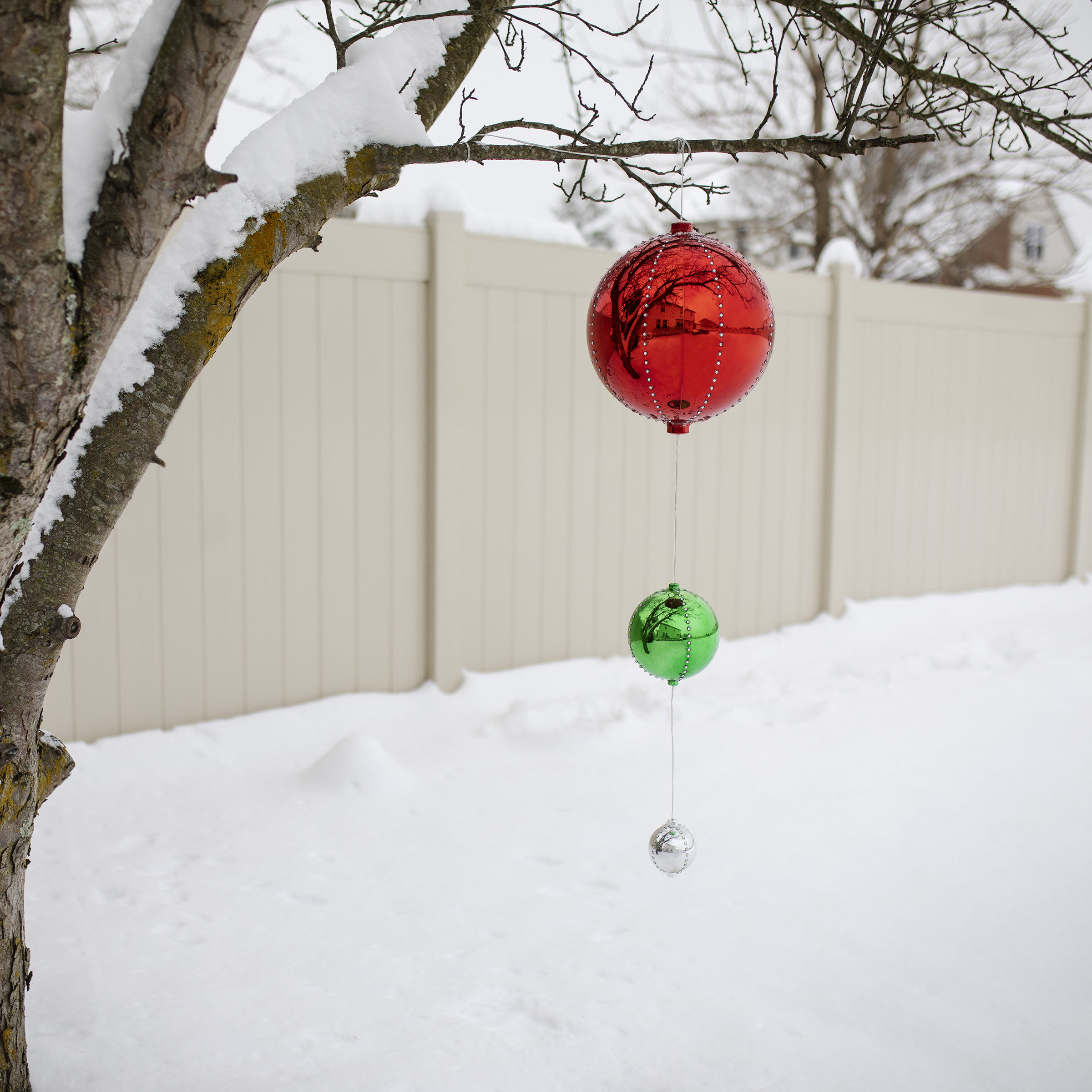 The Holiday Aisle® 3-Tier Ball Ornament & Reviews | Wayfair