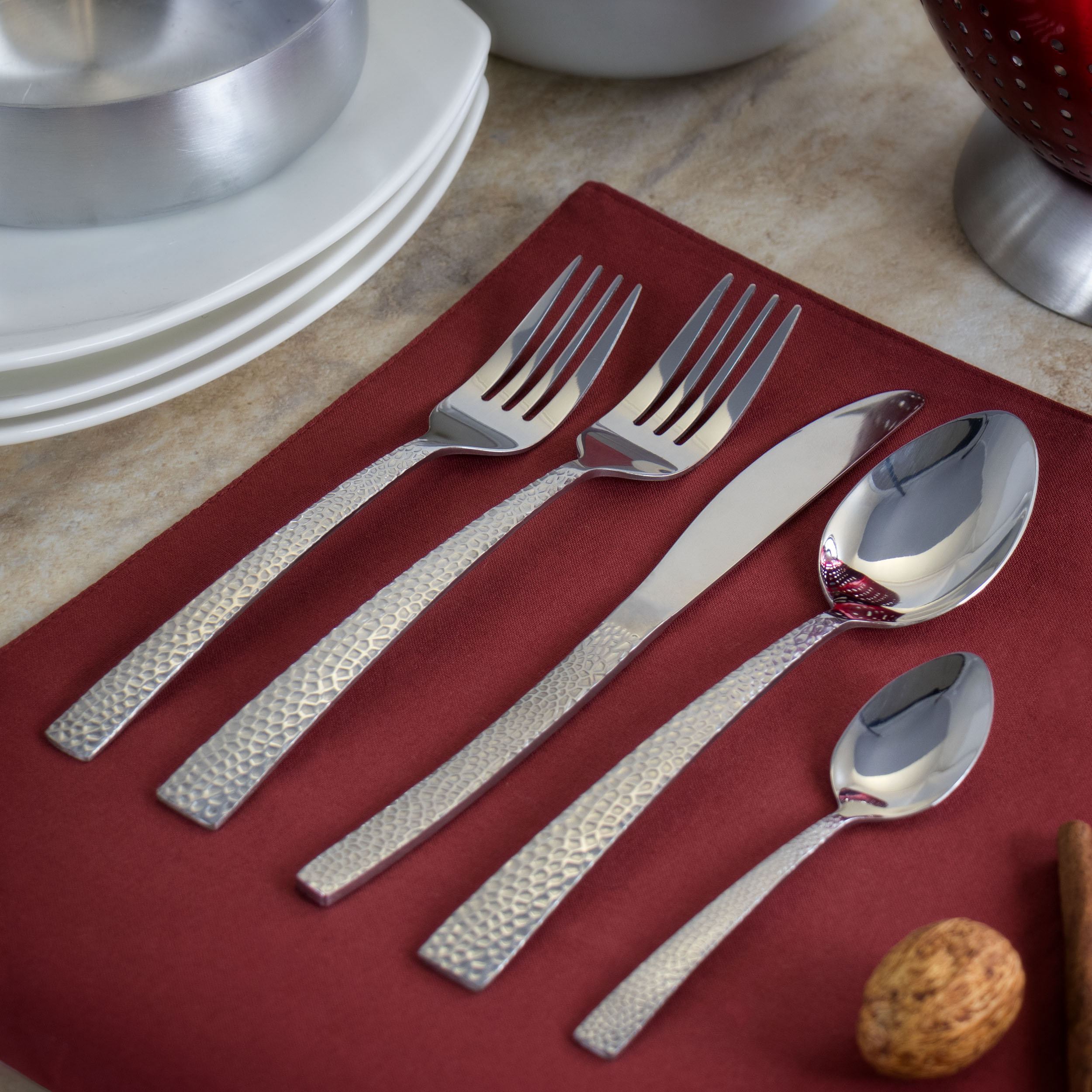 Mega Chef Stainless Steel Flatware - Set of 20 & Reviews | Wayfair