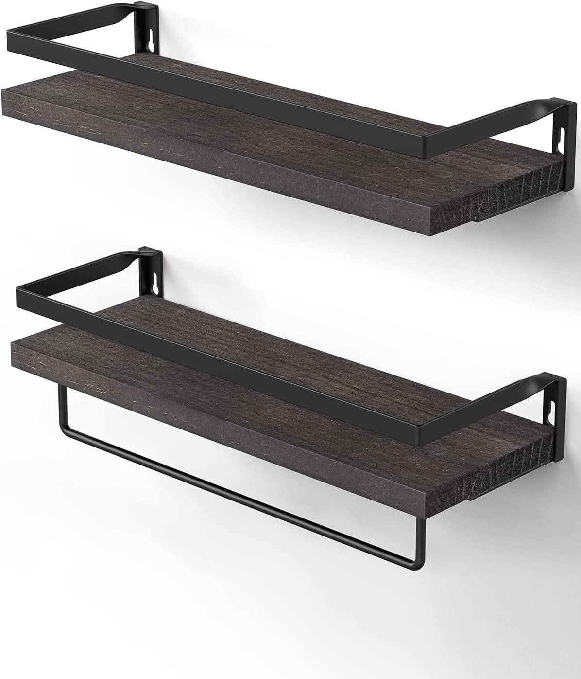 17 Stories 2 Piece Solid Wood Floating Shelf Wayfair
