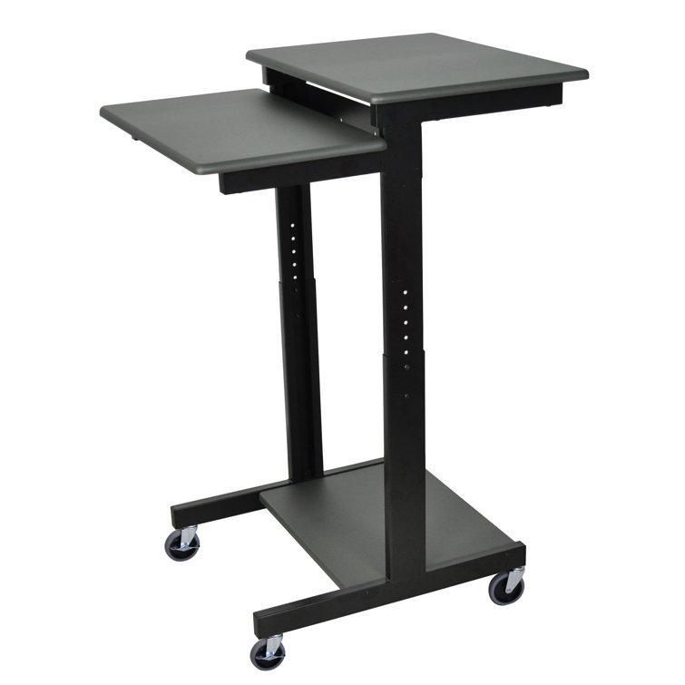 Offex Adjustable Laptop Cart & Reviews | Wayfair
