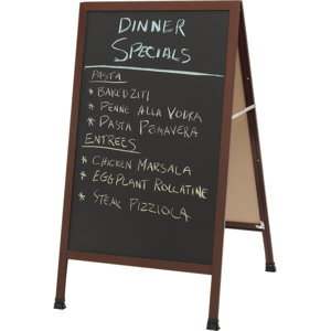 AARCO A-Frame Sidewalk Free Standing Markerboard | Wayfair
