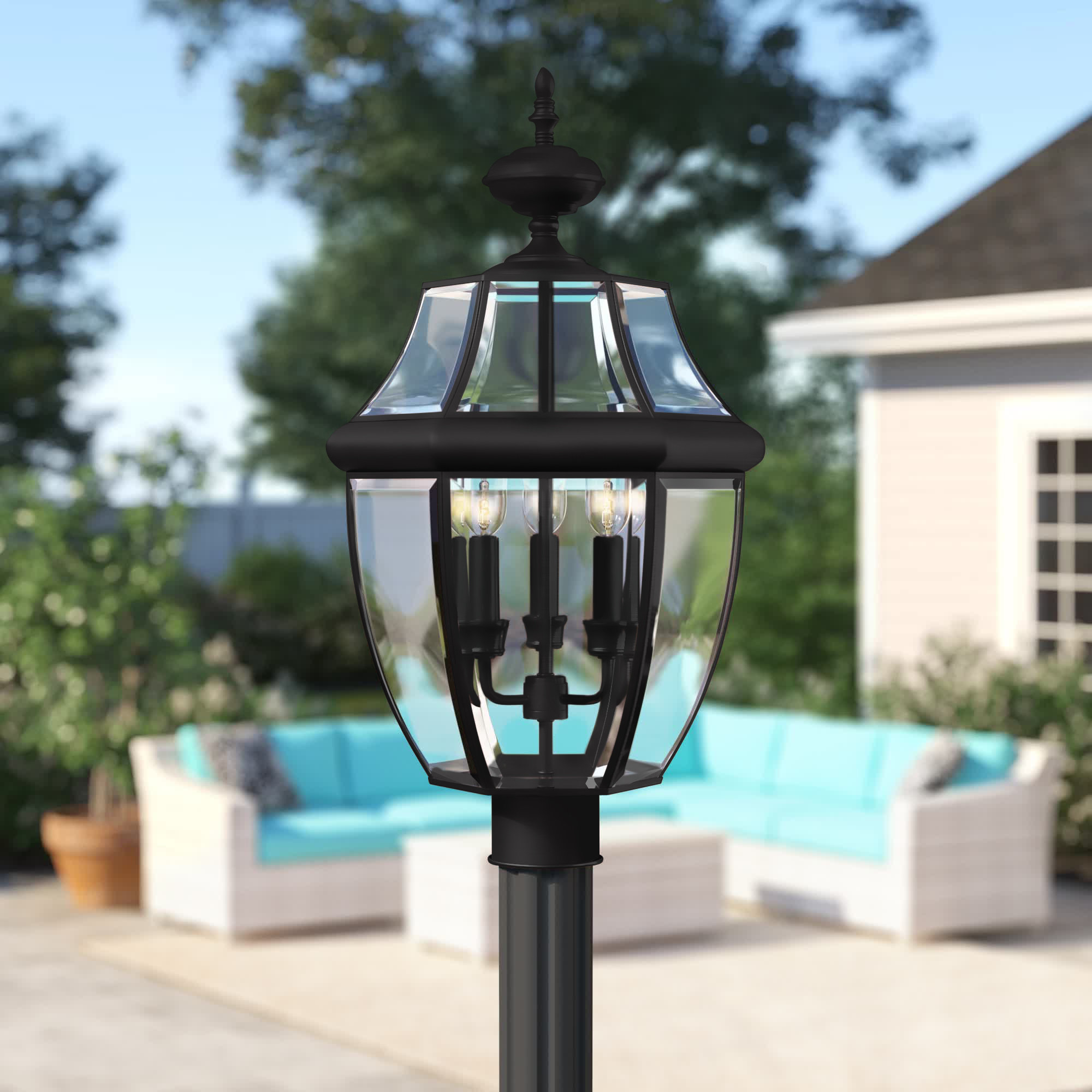 Sol 72 Outdoor™ Jayde Beveled Lantern Head & Reviews | Wayfair