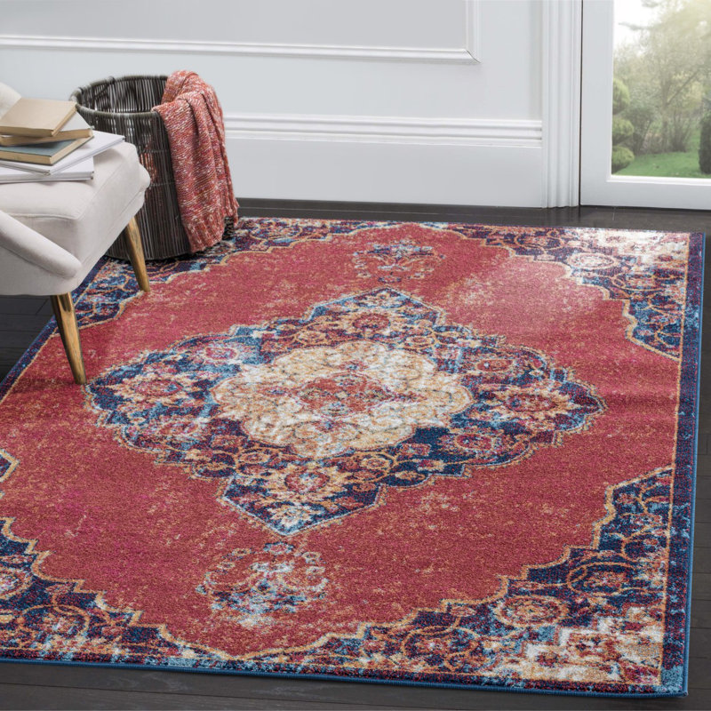 Bungalow Rose Rummond Istanbul Oriental Red Area Rug & Reviews | Wayfair