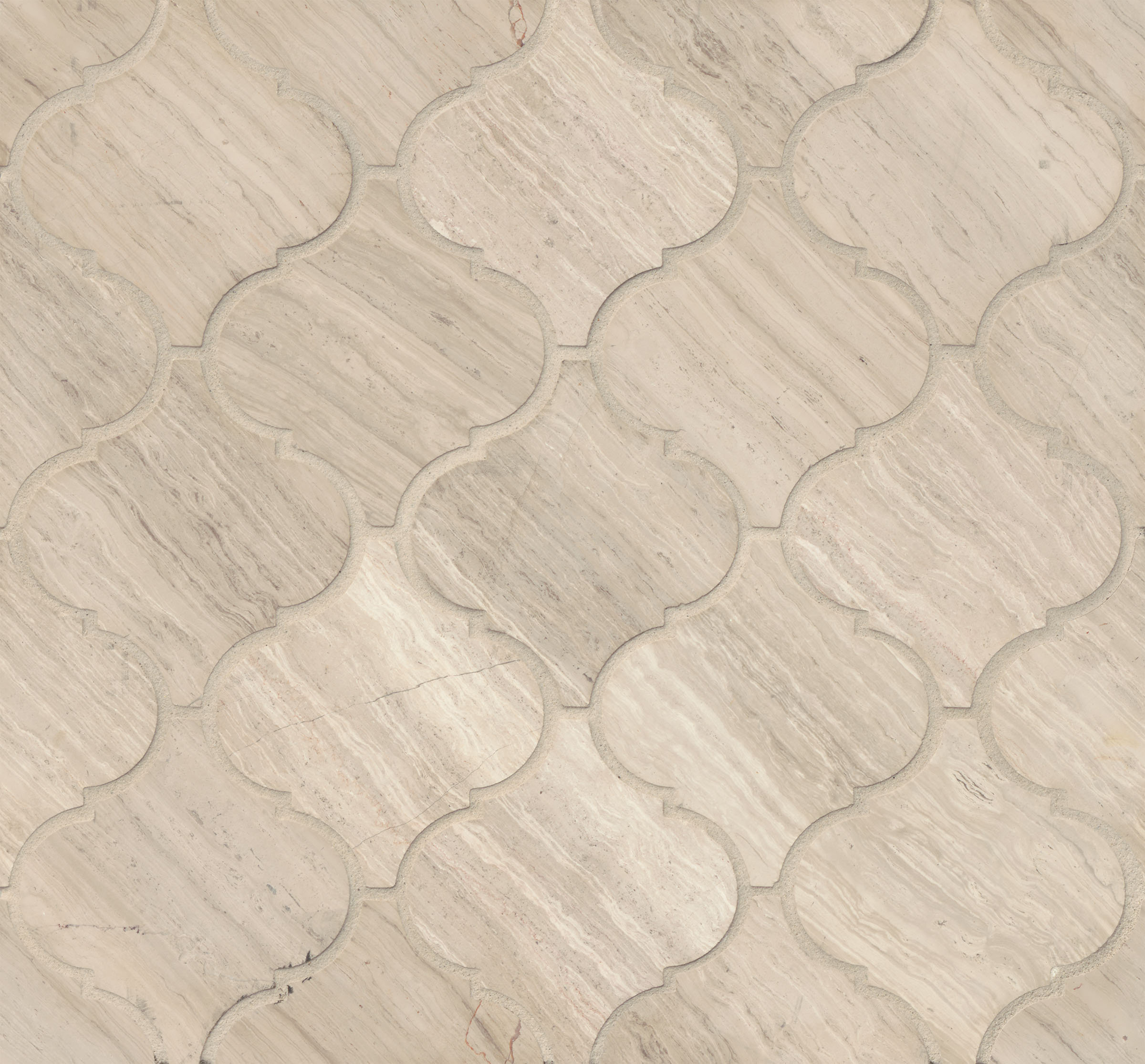 Bedrosians Marble Arabesque Mosaic Wall & Floor Tile | Wayfair