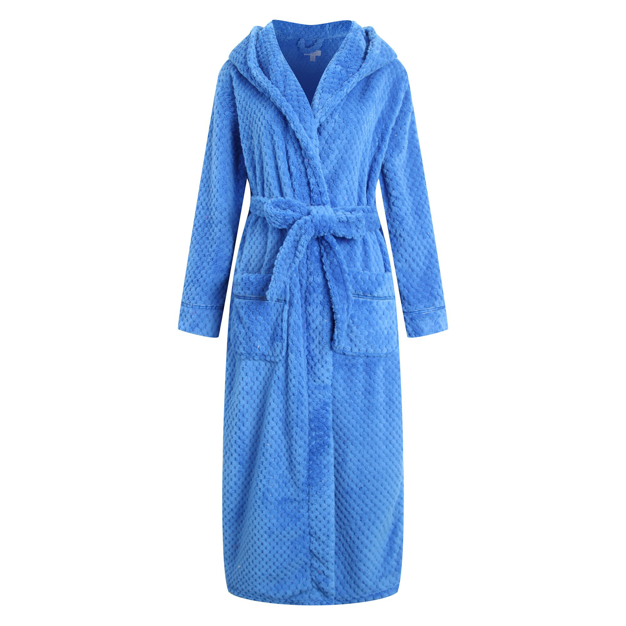 Alwyn Home RH Robe Bath Plush Women's Fleece Long Hooded Luxury Soft ...