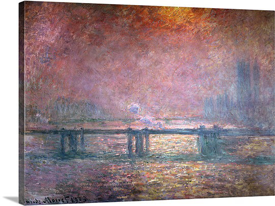 The Twillery Co.® The Thames At Charing Cross, 1903 by Claude Monet ...