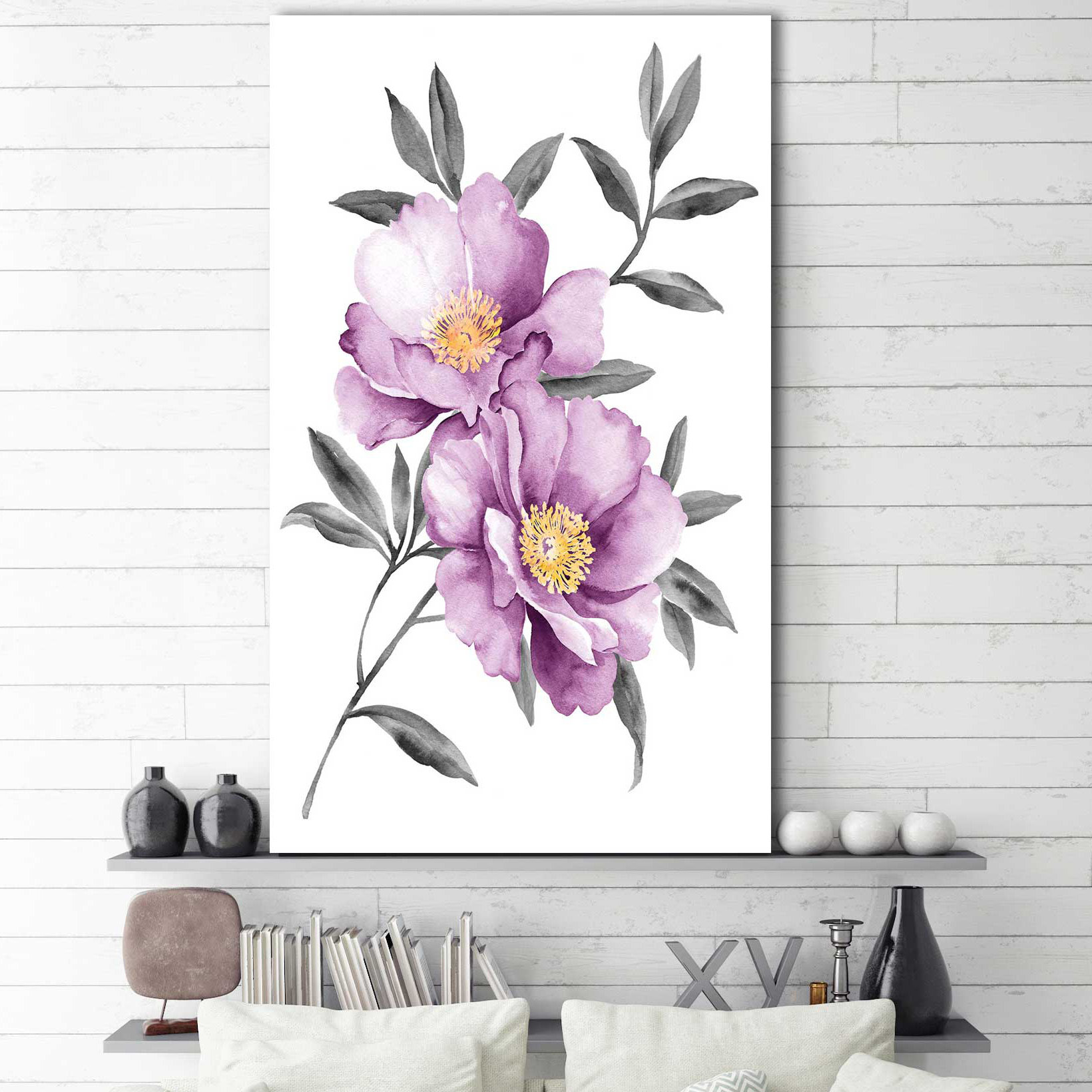 Gracie Oaks Spring Time Flowers - Wrapped Canvas Print | Wayfair