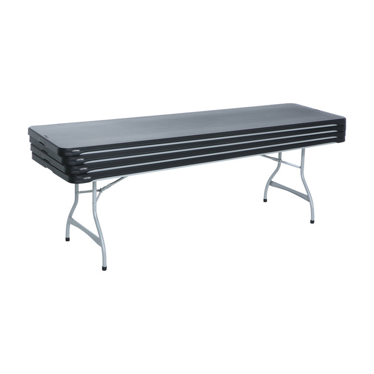 Lifetime 96'' Plastic Rectangular Portable Folding Table & Reviews ...