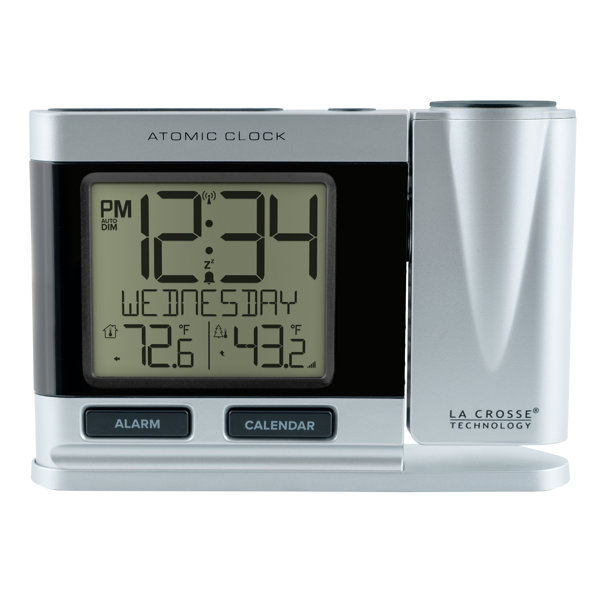 Latitude Run® Digital Radio-Controlled Alarm Tabletop Clock | Wayfair