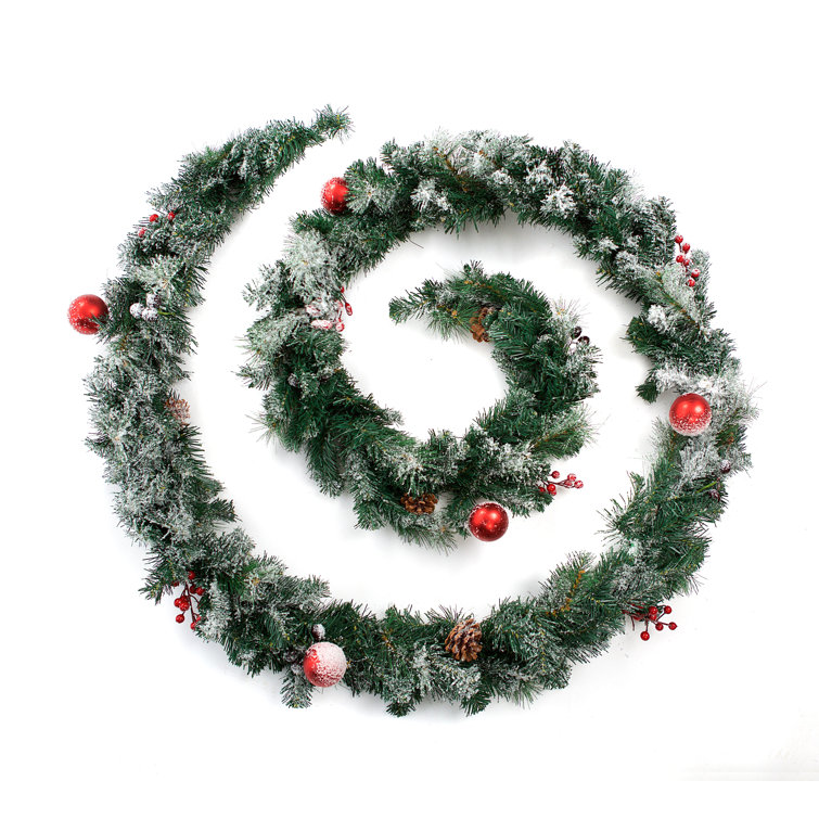 The Seasonal Aisle 360Cm Faux Spruce Garland | Wayfair.co.uk