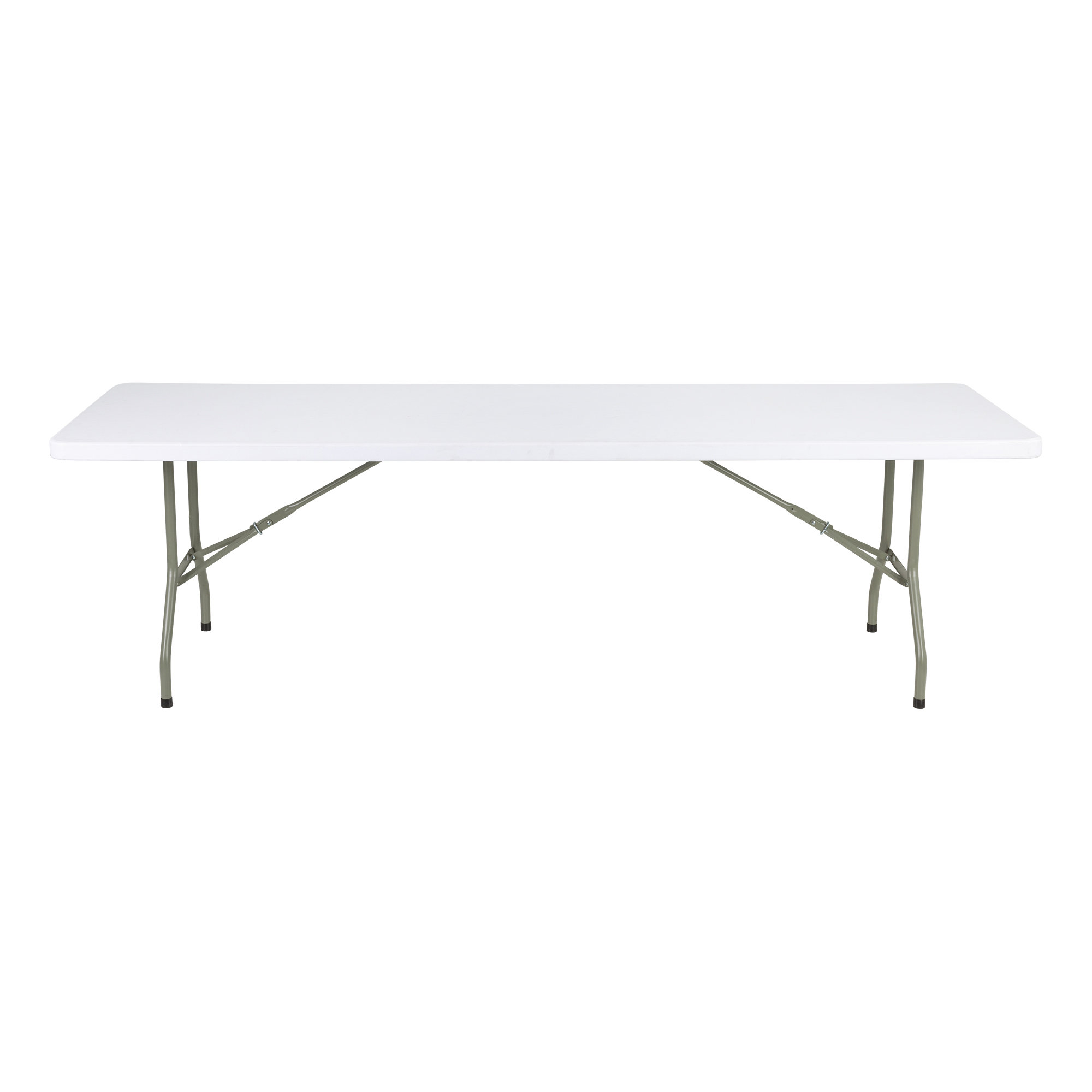 Norwood Commercial Furniture Plastic Rectangular Portable Folding Table ...