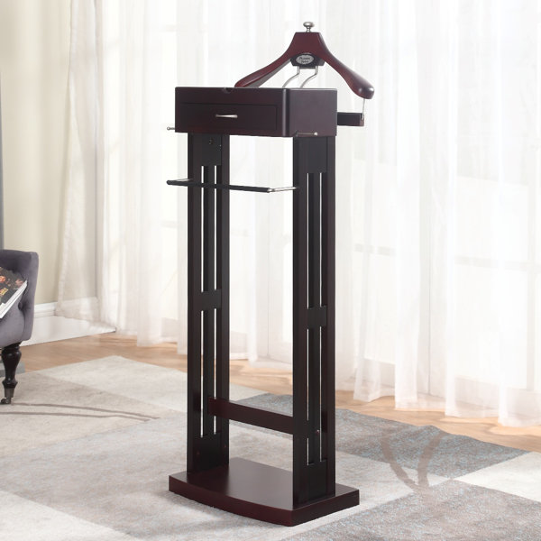 Red Barrel Studio® 20'' Wide Solid Wood Freestanding Valet Stand with ...