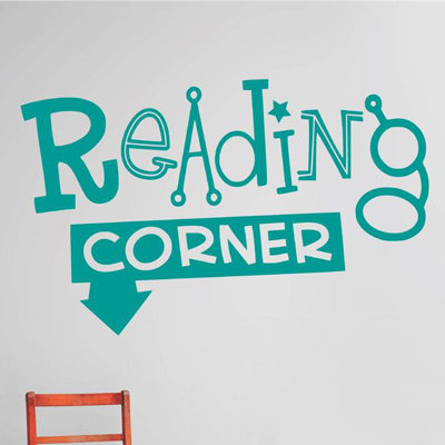 Design With Vinyl Reading Corner Wall Decal & Reviews | Wayfair