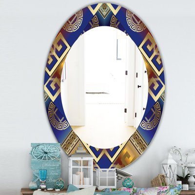 Greek Key Mirror | Wayfair
