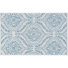Bungalow Rose Damask Indoor / Outdoor Area Rug in Cream/Blue & Reviews ...