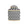 Brayden Studio Ceramic Black/White Checkered Jar & Reviews | Wayfair