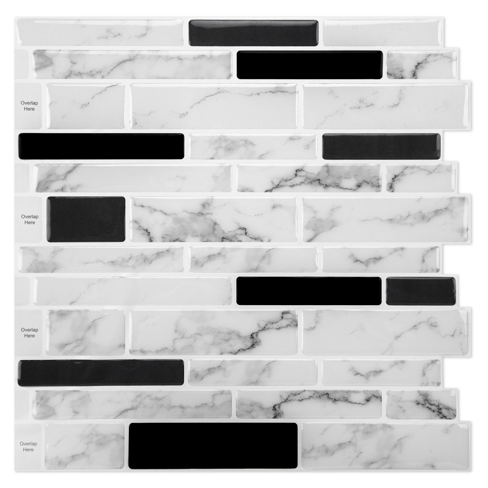 Art3d 12" x 12" PVC Peel & Stick Subway Tile & Reviews | Wayfair