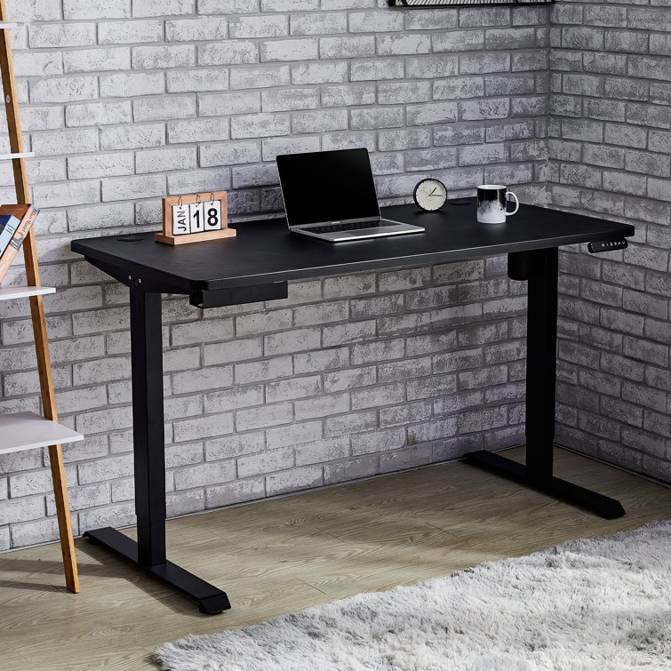 Inbox Zero Electric Motorized Height Adjustable Standing Desk & Reviews ...