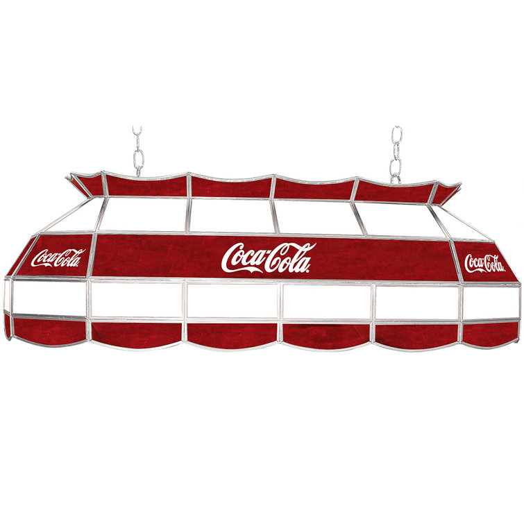 Trademark Global Coca Cola Brazil Pool Table Lights Linear Pendant ...