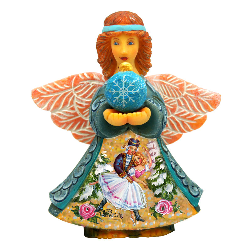 The Holiday Aisle® Christmas Keepsake Nutcracker Angel with a Ball ...