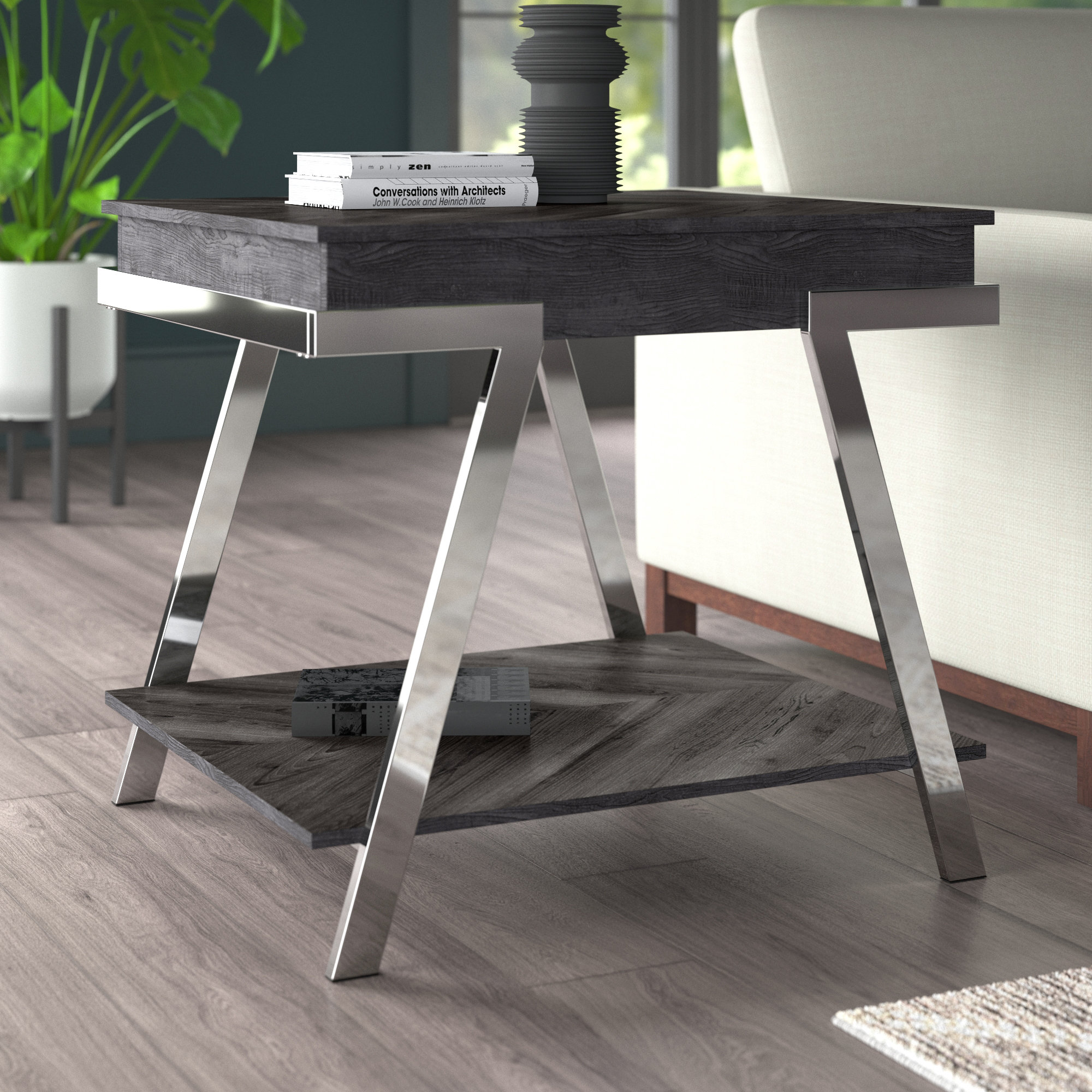 Wade Logan® Adcock 23.75'' Tall End Table & Reviews | Wayfair