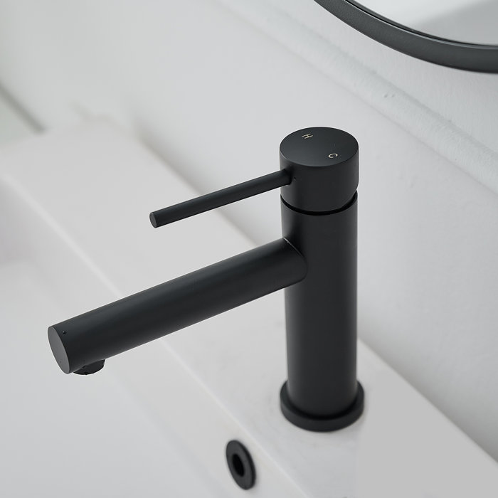 VIBRANTBATH Single Hole Faucet Single-handle Bathroom Faucet | Wayfair