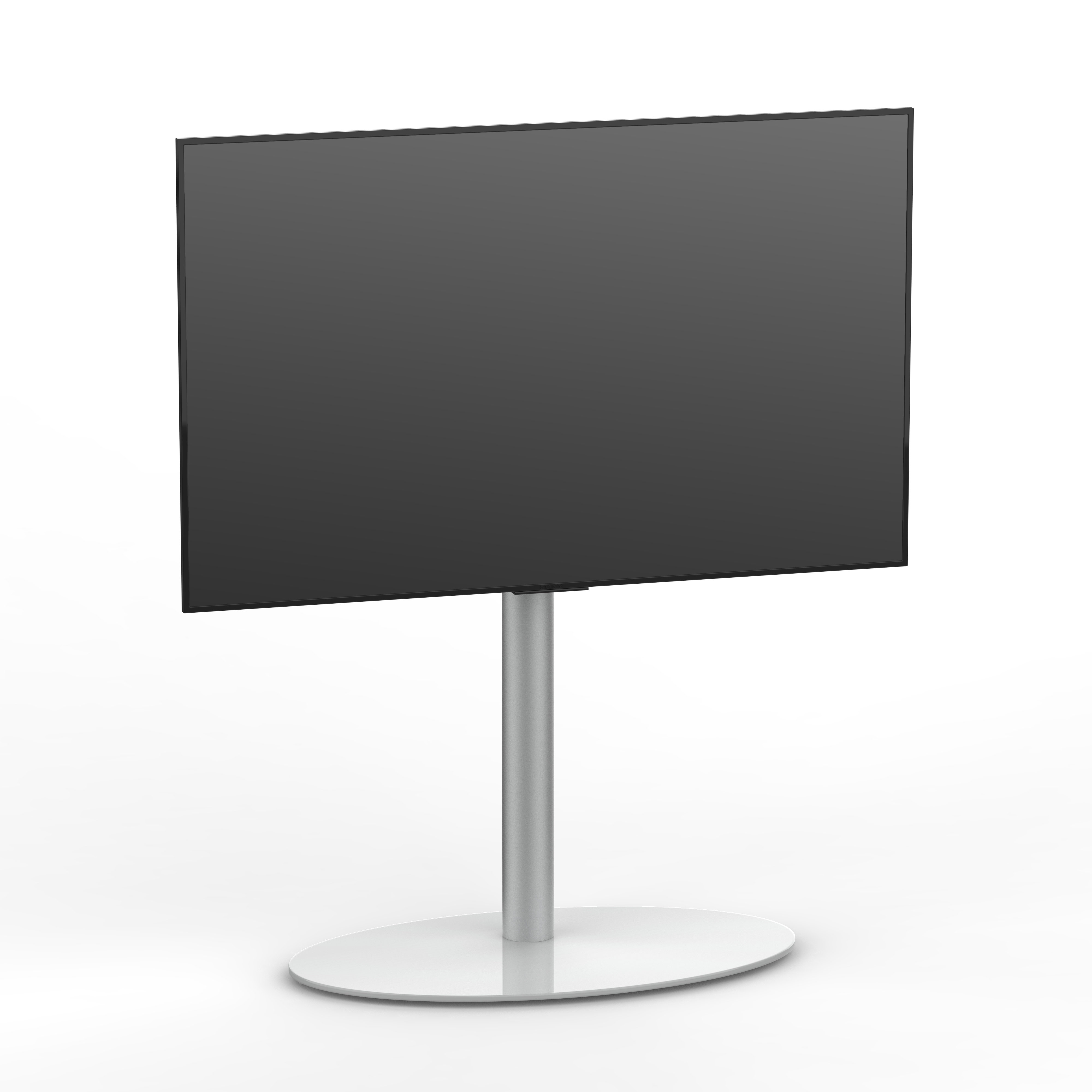 Symple Stuff White Floor Stand Mount For Greater Than 50 Screens Holds