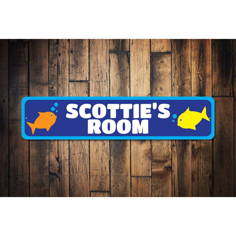 Lizton Sign Shop, Inc Kids Room Fish Custom Aluminum Sign | Wayfair