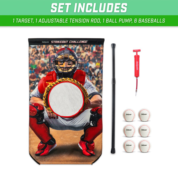 GoSports Strikeout Challenge Baseball Toss Doorway Game | Wayfair