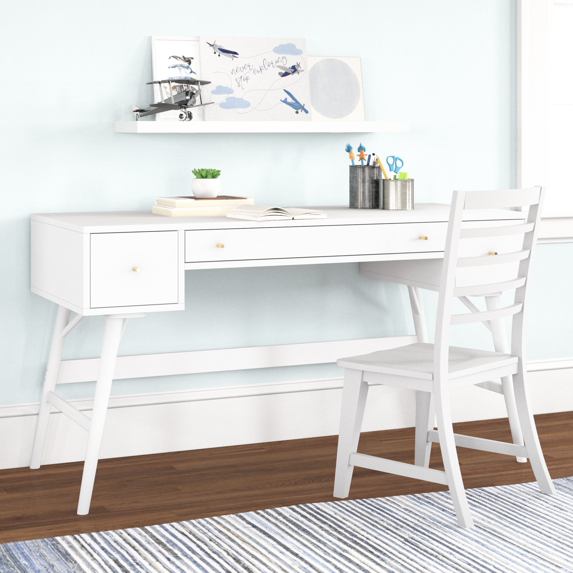 Corrigan Studio® Inoke Desk & Reviews | Wayfair