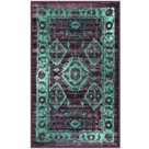 Bungalow Rose Eual Oriental Tufted Area Rug in Teal/Purple & Reviews ...