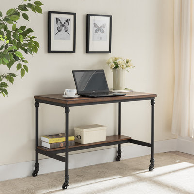 Desk with Wheels & Casters You'll Love | Wayfair