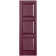 Alpha Shutters Custom Three Panel-style Raised Panel Vinyl Shutters ...