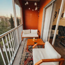 Highland Dunes Upton Cheyney Solid Wood 4 - Person Seating Group with ...